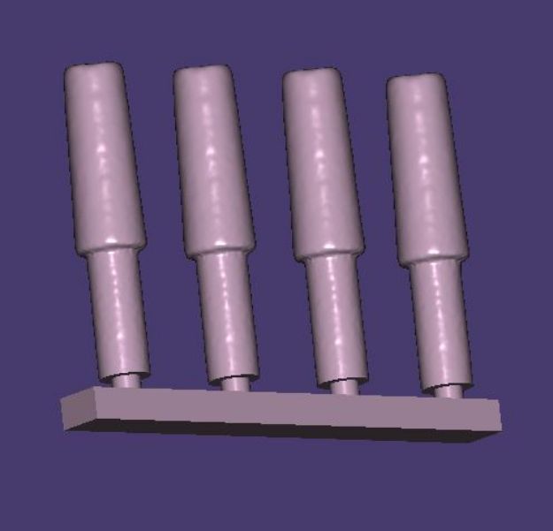 Saba Dental Lab. Zirconia Pin for Refractory Die